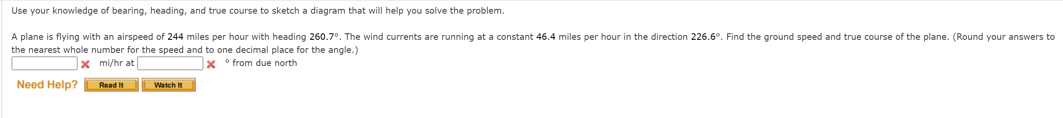 Solved Use your knowledge of bearing, heading, and true | Chegg.com