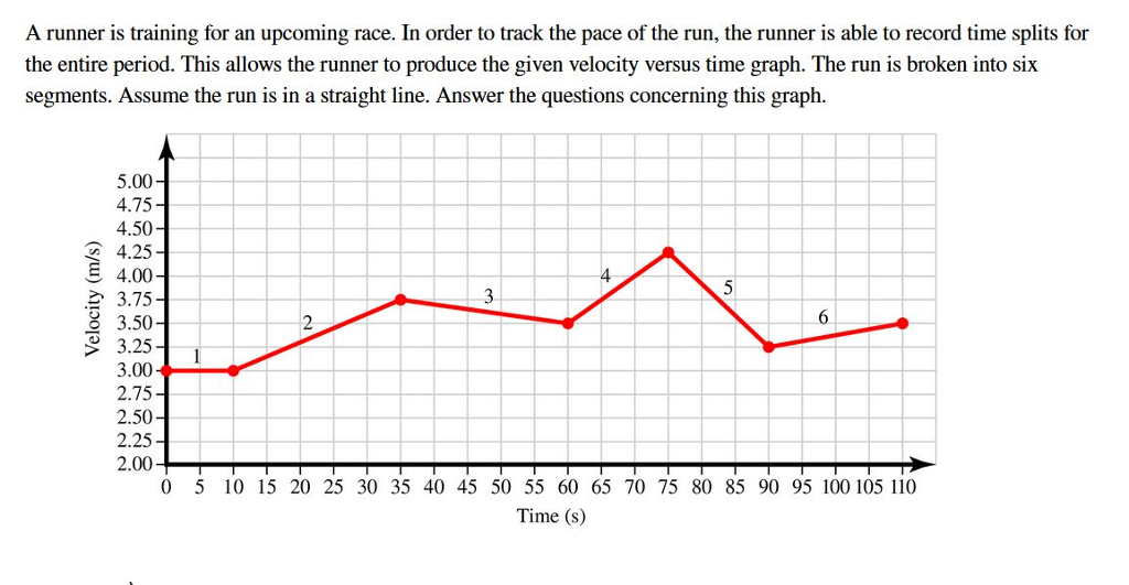 Solved A runner is training for an upcoming race. In order | Chegg.com