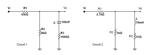 Solved 2. Determine the complex transfer function for each | Chegg.com