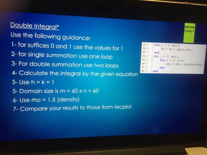 Double Integral* Calculate the mass flow rate through | Chegg.com