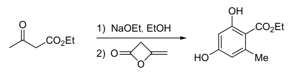Solved OH 1) NaOEt, EtOH CO2Et I COEt 30-> 2) o Home Me HO | Chegg.com