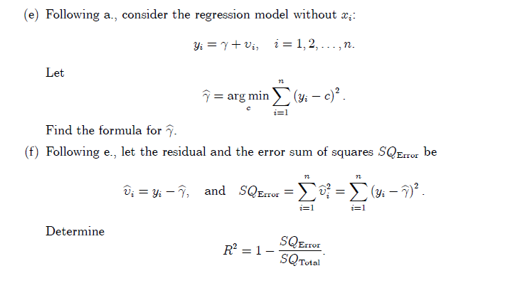 Solved 1. We observe the following data: y = [41, 42, ..., | Chegg.com