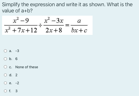 Solved Simplify the expression and write it as shown. What | Chegg.com
