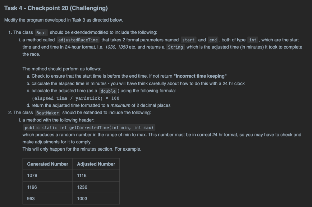 Solved sk 3 - Checkpoint 19 dify the program developed in | Chegg.com
