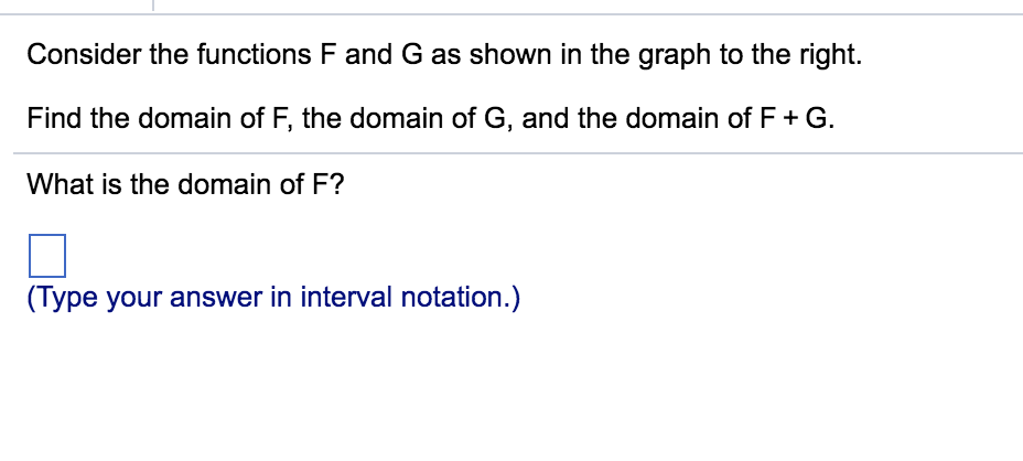 Solved Consider the functions F and G as shown in the graph | Chegg.com