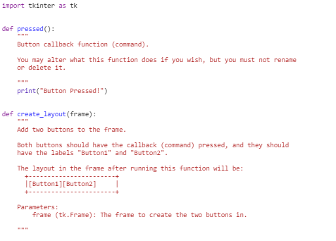 Solved GUI Layout Example l One important aspect of GUI | Chegg.com