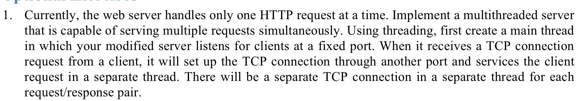 Solved code to work with : #import socket module from socket | Chegg.com