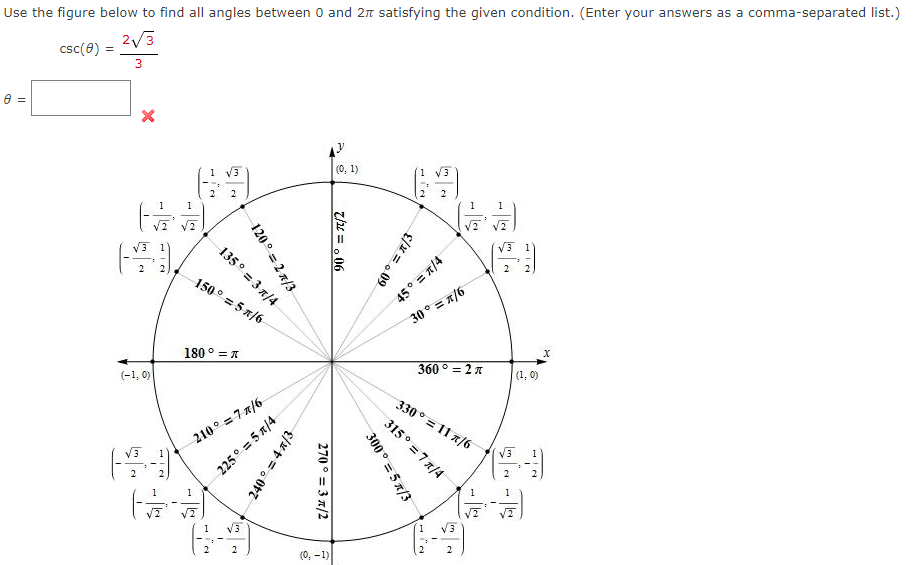Solved csc(θ)=323 | Chegg.com