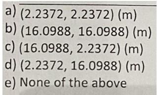 Solved A 2D vision matrix is given as follows: (m/ pixel) | Chegg.com