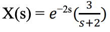 Solved x(t)=5e−2tu(t−1)X(s)=e−2 s(s+23) | Chegg.com