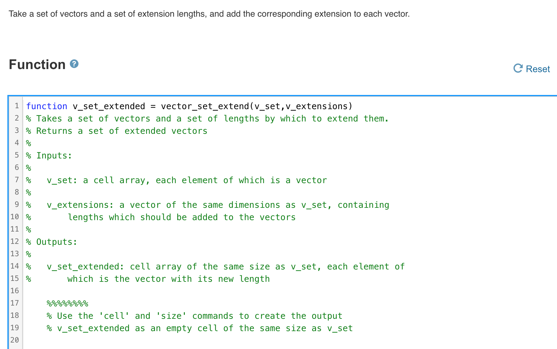 Take a set of vectors and a set of extension lengths, | Chegg.com
