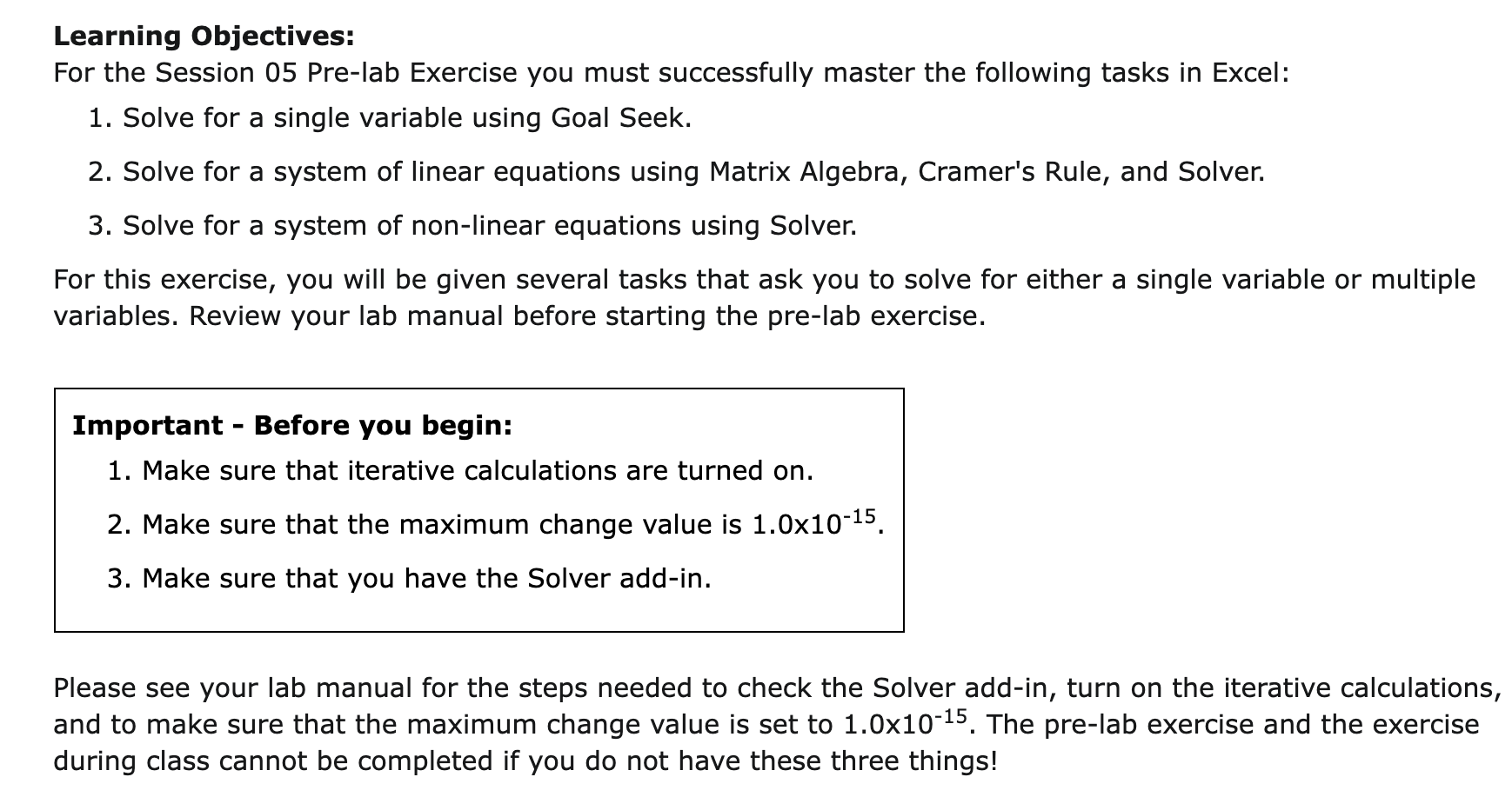 Solved Learning Objectives: For the Session 05 Pre-lab | Chegg.com