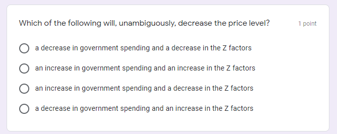 Solved Which of the following will, unambiguously, decrease | Chegg.com