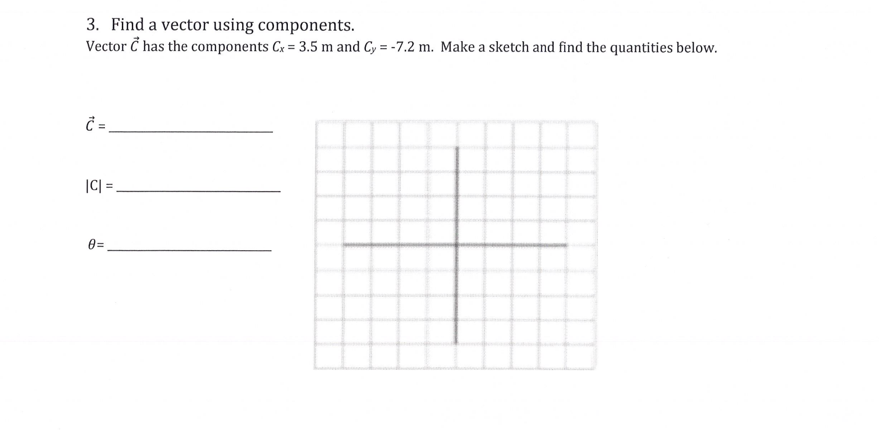 Solved I. Graphically find the resultant of Ă – 3B on the | Chegg.com