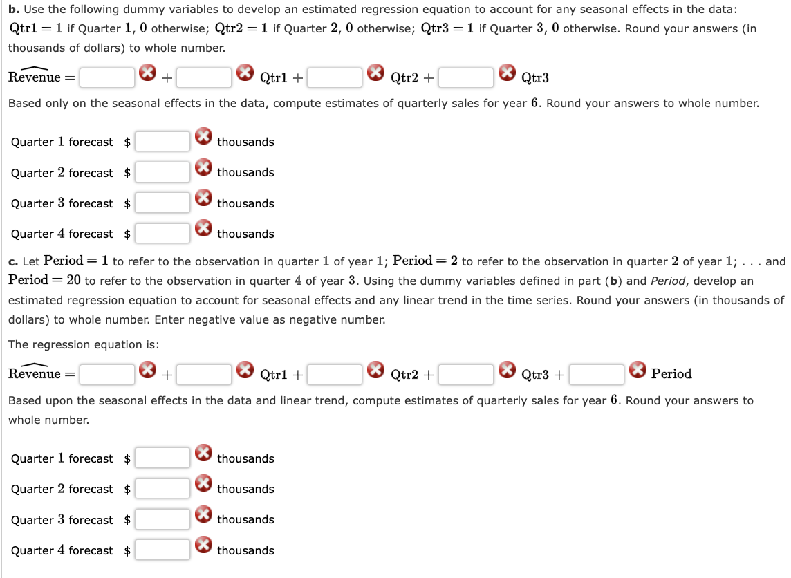 Solved Exercise 17.32 Algo (Seasonality and Trend) Hint(s) | Chegg.com