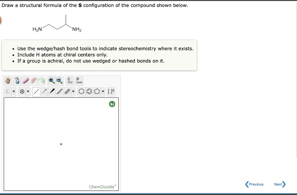 Solved Draw a structural formula of the R configuration of | Chegg.com