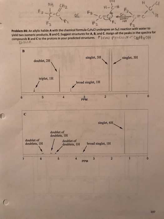 Solved In this NMR handout, you will get practice | Chegg.com