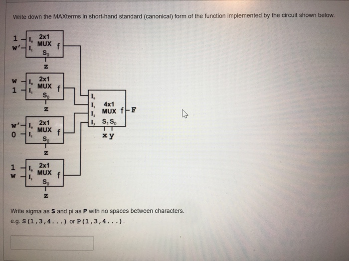 Solved Write down the MAXterms in short-hand standard | Chegg.com