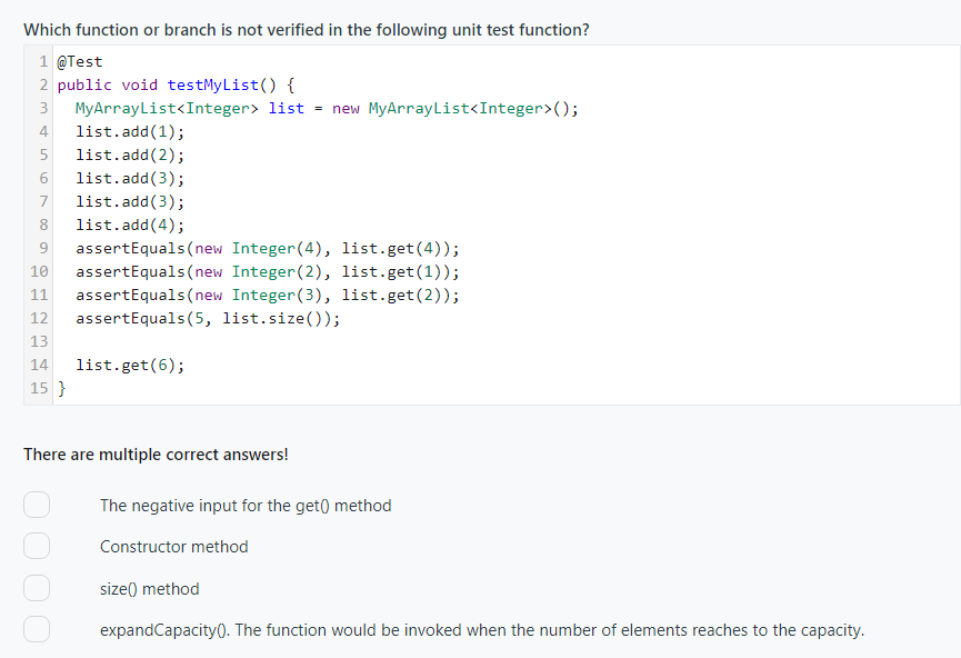 Solved Which function or branch is not verified in the | Chegg.com