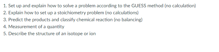 Solved 1. Set up and explain how to solve a problem | Chegg.com