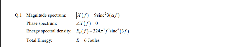 Solved Q.1 Figure Q1 shows the plot of a triangular pulse | Chegg.com