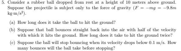 Solved Solve this problem using a differential equation. I | Chegg.com