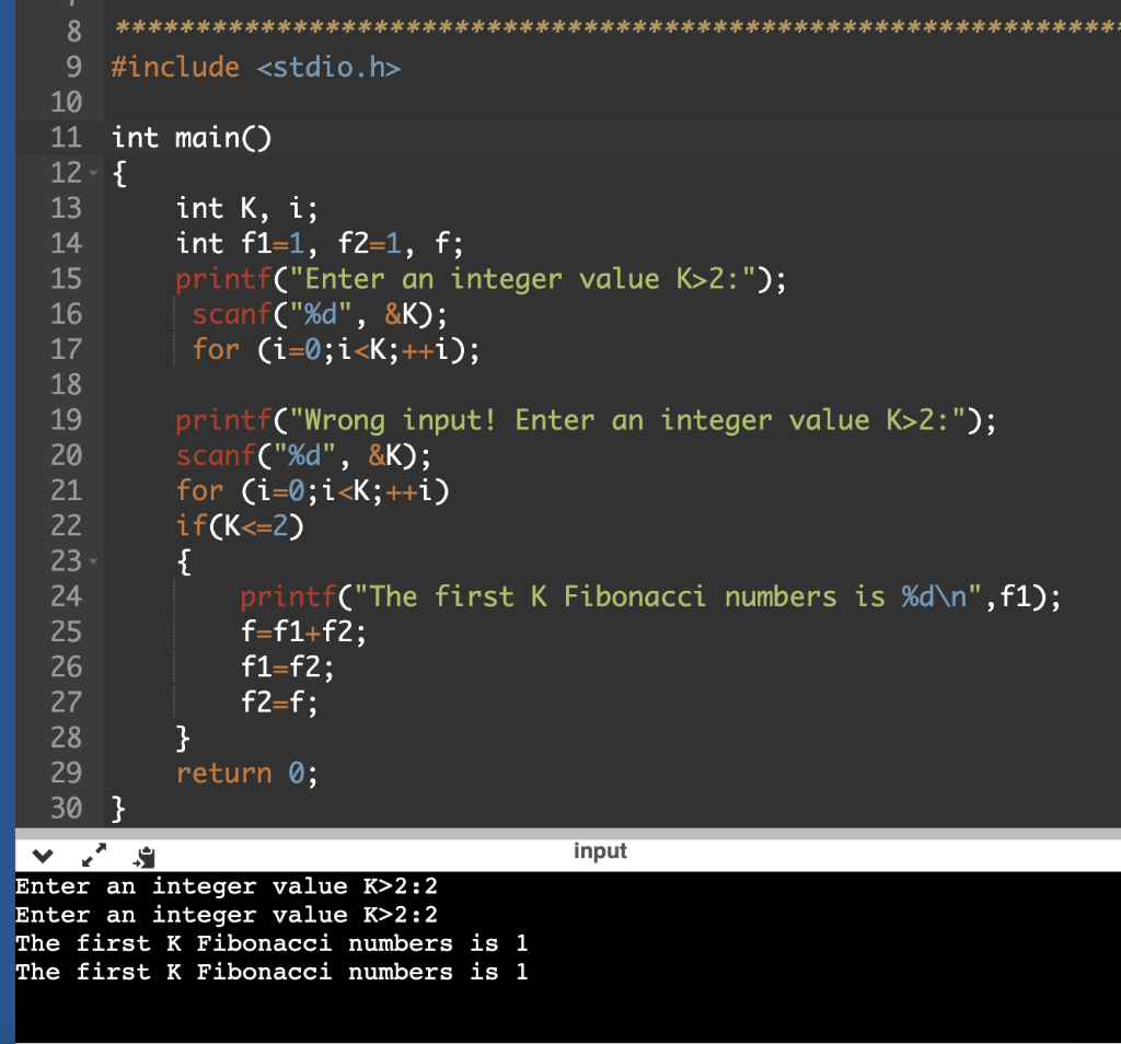 Solved Loop Programming Print Fibonacci Numbers PDF Chegg