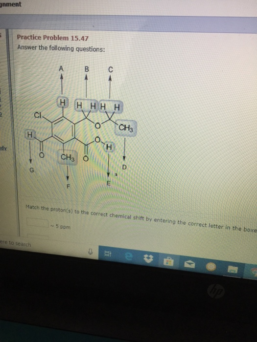 Solved nment Practice Problem 15.47 Answer the following | Chegg.com