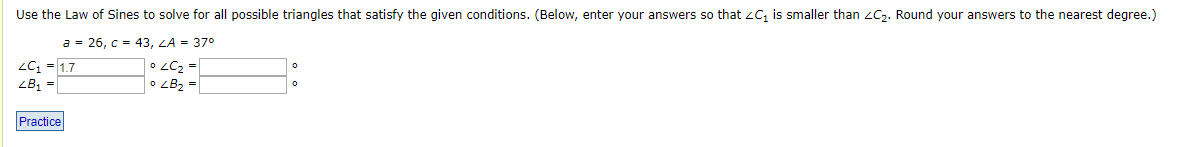 Solved C1 is smaller than 2C2. Round your answers to the | Chegg.com