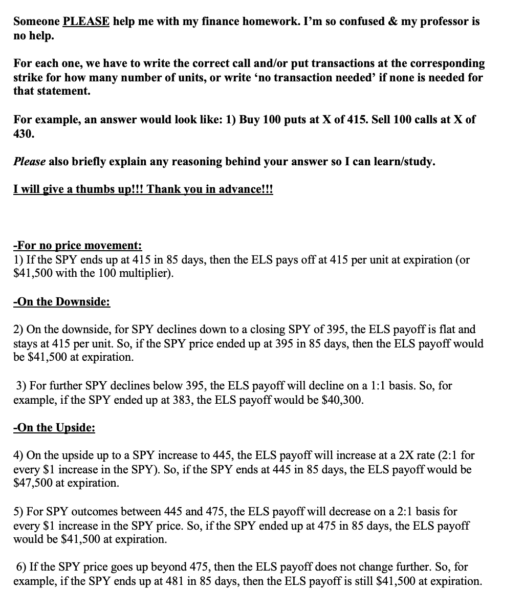 Solved Someone PLEASE help me with my finance homework. I'm | Chegg.com