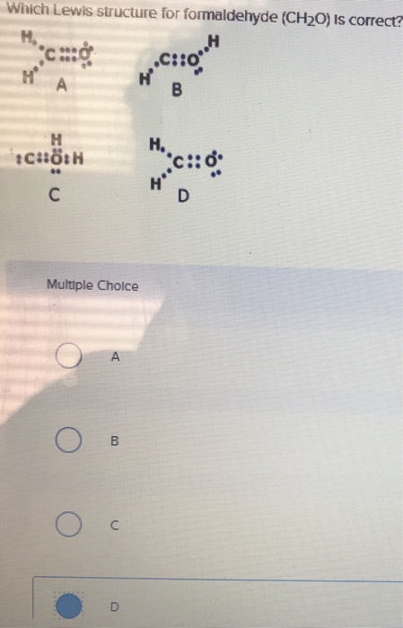 Lewis Structure Of Ch2o