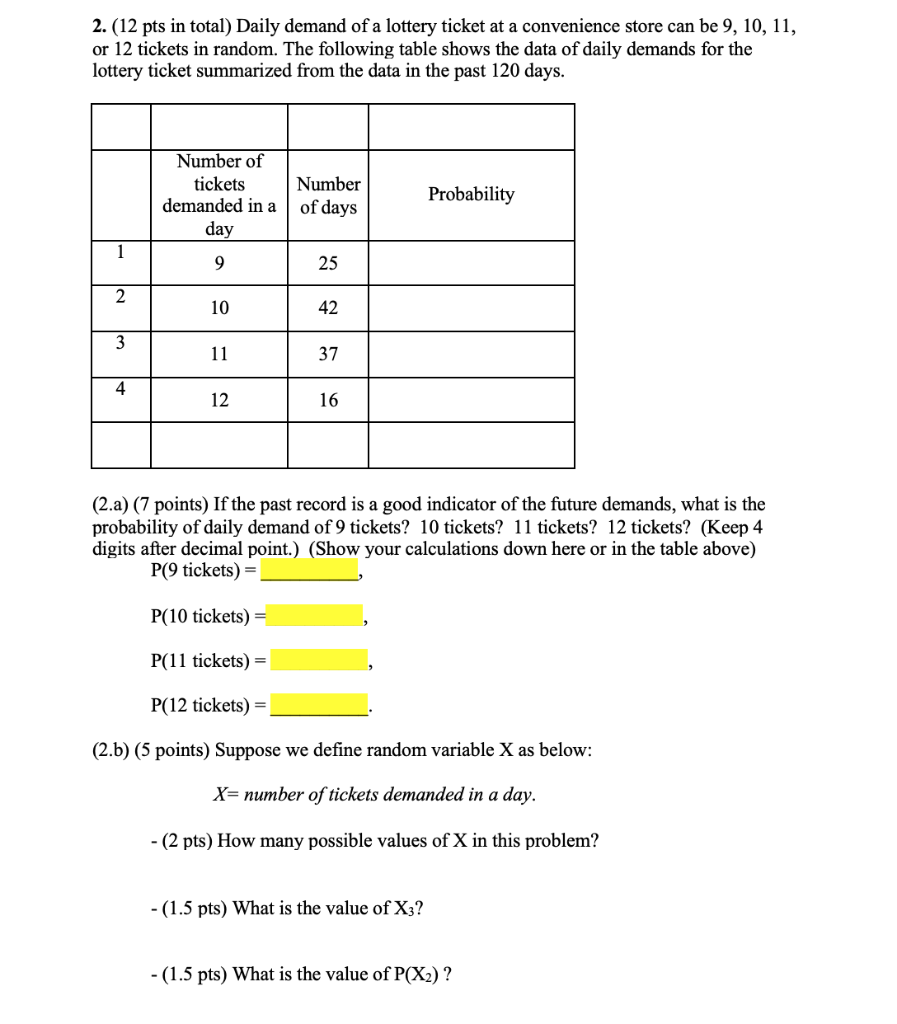 Solved 9. Suppose random variable X=number of tokens out for | Chegg.com