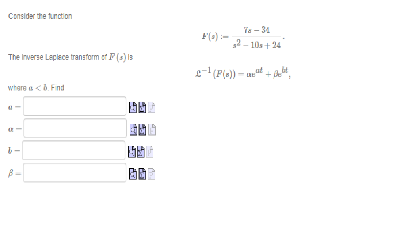 Solved Consider the function F(3) = 7s - 34 32 - 103 +24 The | Chegg.com
