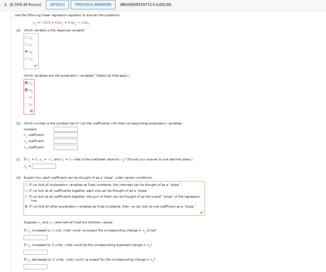 Solved 2. [0.19/0.45 Points] DETAILS PREVIOUS ANSWERS | Chegg.com