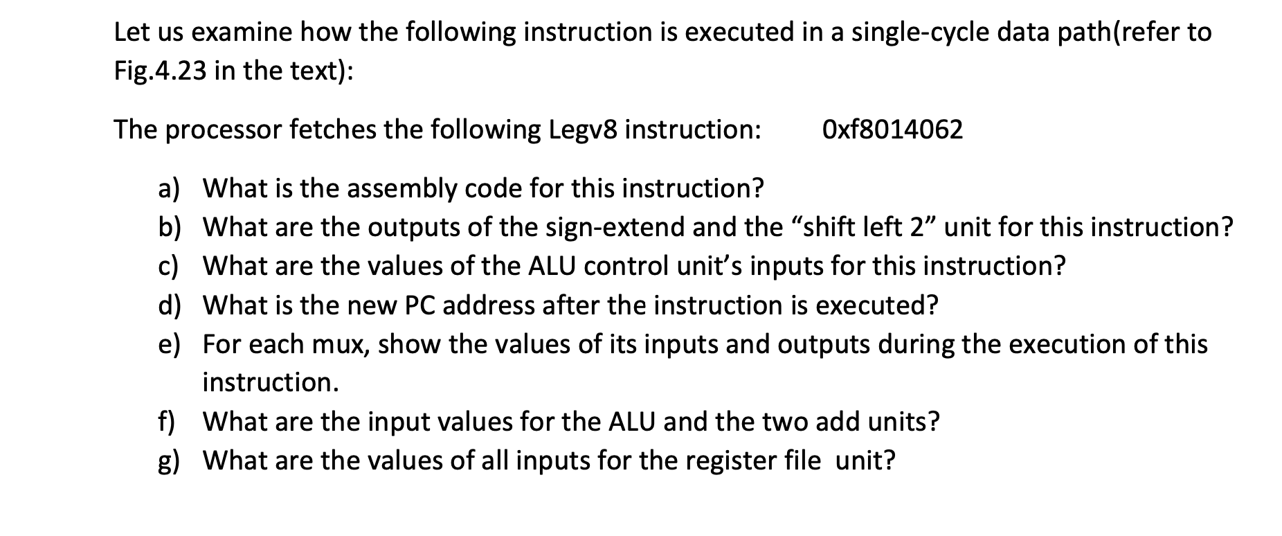 Solved Let us examine how the following instruction is | Chegg.com