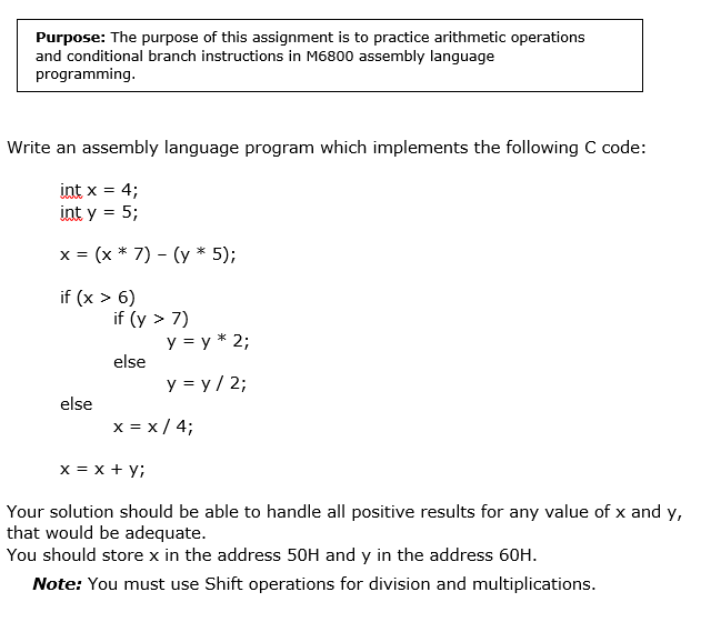 Solved Purpose: The purpose of this assignment is to | Chegg.com