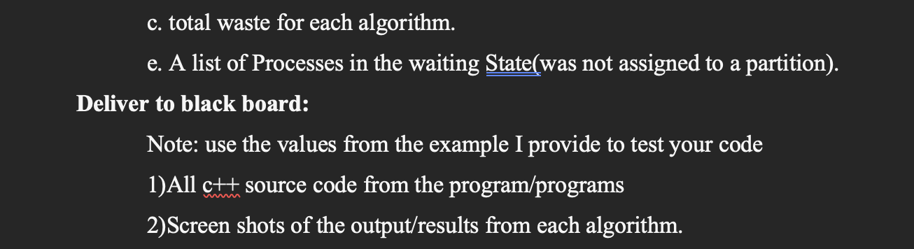 Solved please i want this using C++. have to do this using | Chegg.com