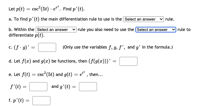 Solved Select an answer options: Product Chain Sum and | Chegg.com