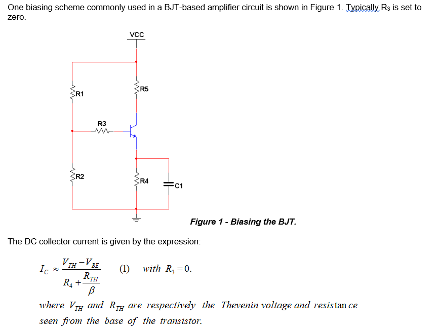 Solved (i). In the circuit of Figure 1, what are the | Chegg.com