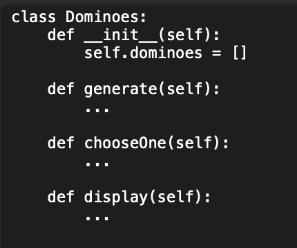 Solved Edit the module dominoes.py in the Final Assessment | Chegg.com