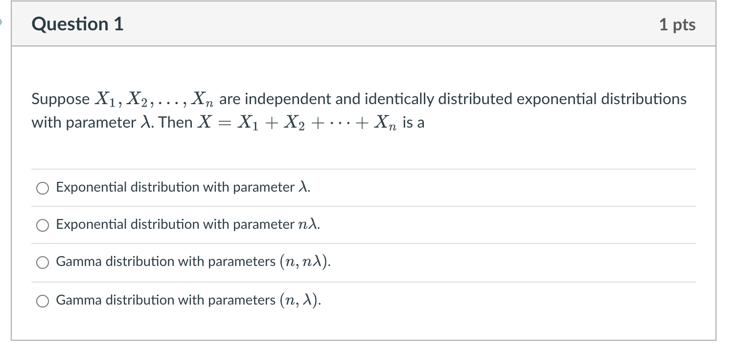 Solved Suppose X1,X2,…,Xn are independent and identically | Chegg.com