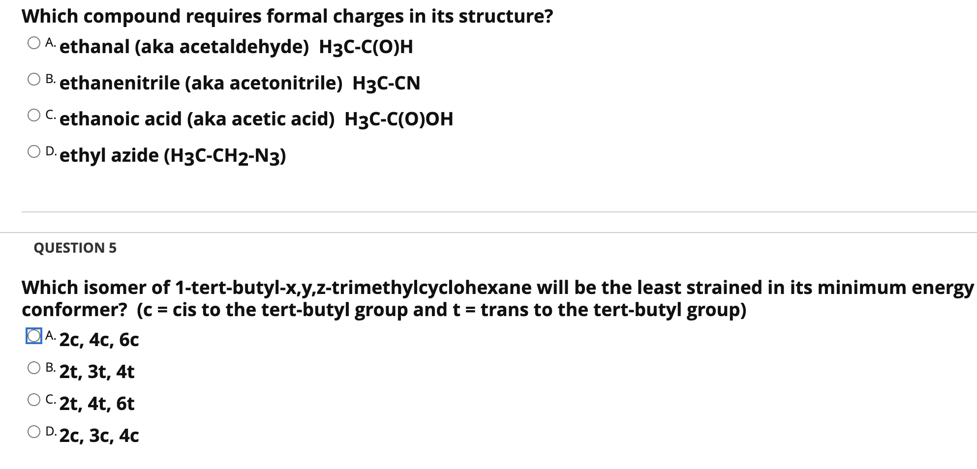 Solved Which compound requires formal charges in its | Chegg.com
