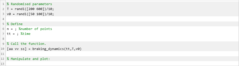 [Solved]: Need help with this MATLAB code I already have th