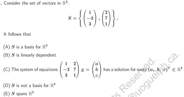 Solved Consider the set of vectors in R3 : | Chegg.com