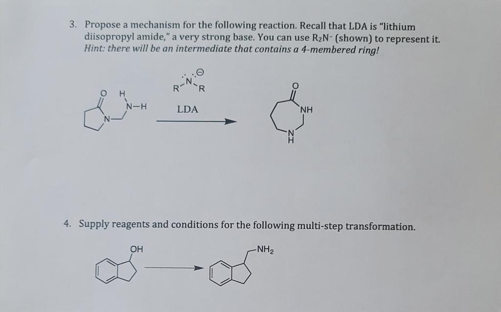 Solved 3. Propose a mechanism for the following reaction. | Chegg.com