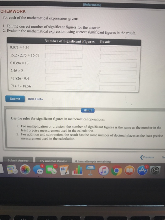 Solved For each of the mathematical expressions given: Tell | Chegg.com