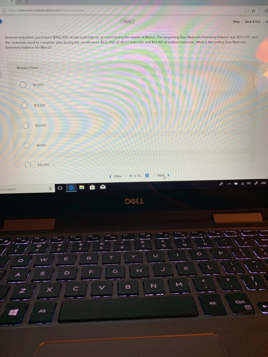 Solved Help Seve&ExitS Andrew Industries purchased $156.000 | Chegg.com