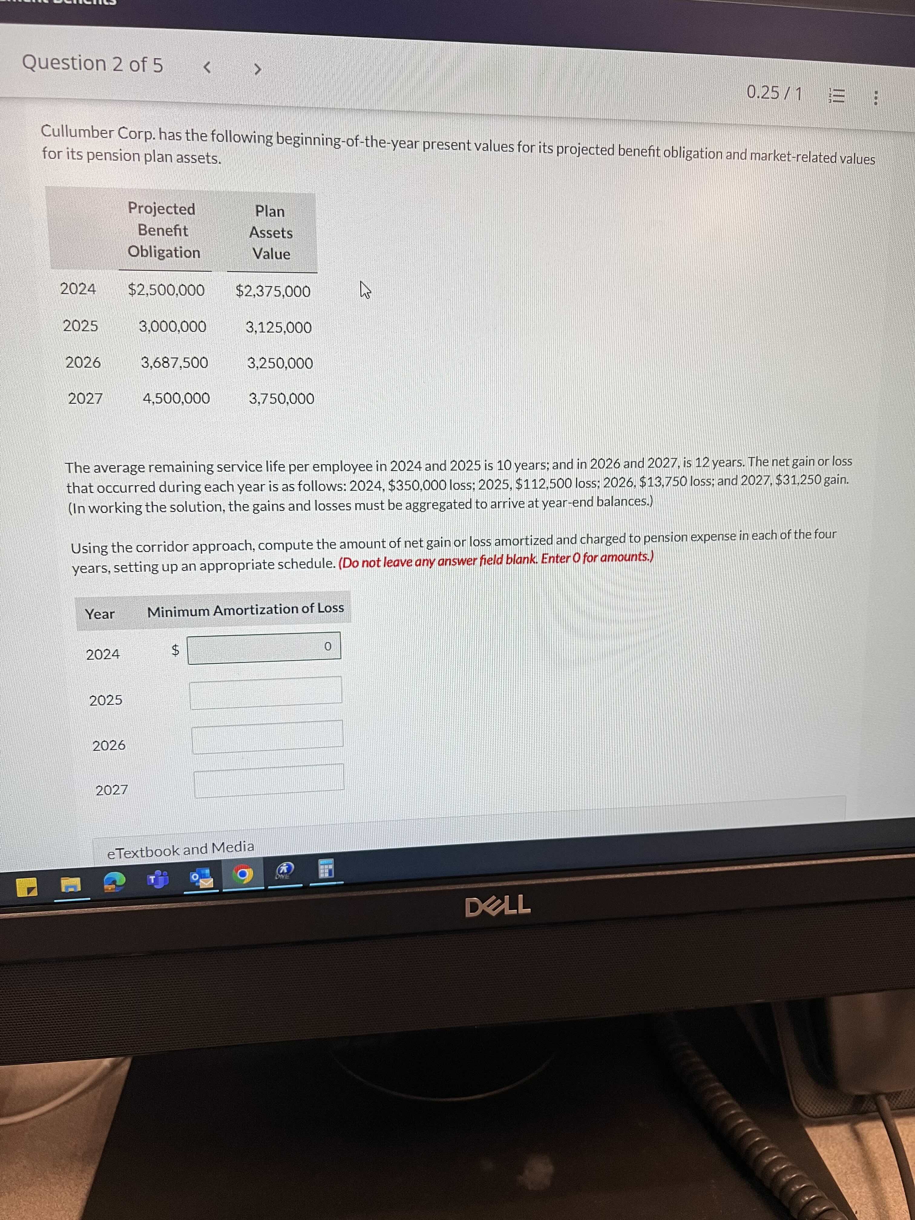 Solved Cullumber Corp. has the following | Chegg.com