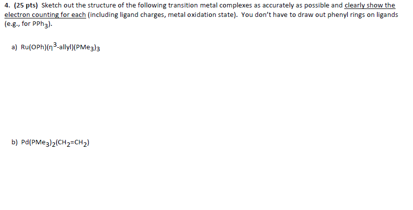Solved (20 pts) Show the charges (may be ) and the electron | Chegg.com