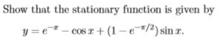 Solved (a) Use the first integral of the Euler Lagrange | Chegg.com